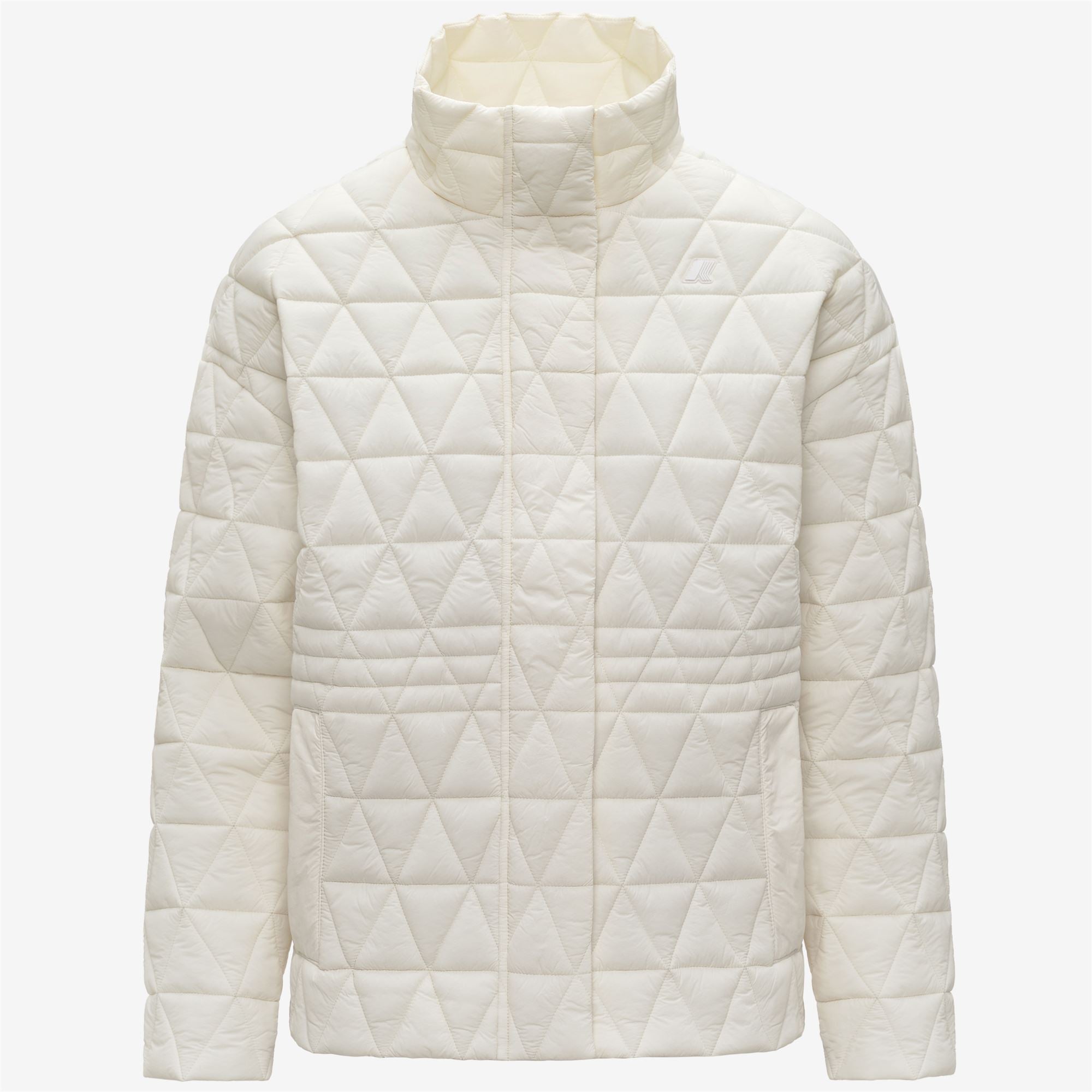 Jackets Woman SELENE DIAMOND QUILTED WARM Mid WHITE GARDENIA