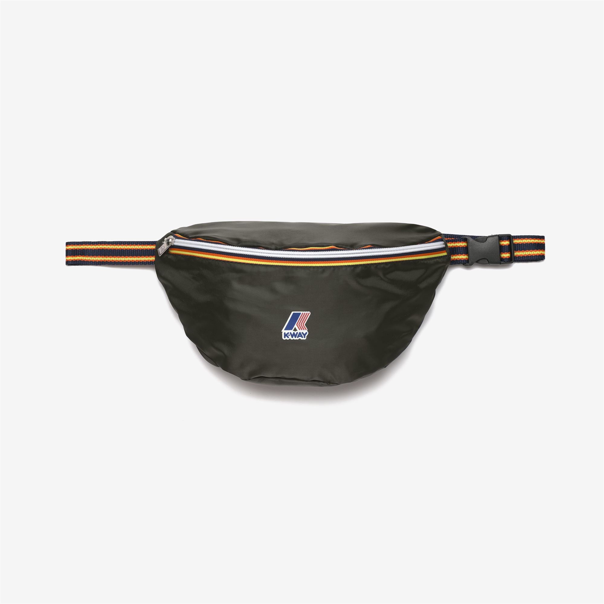 Small Accessories Unisex K-POUCH Waist Bag GREEN BLACKISH – K-Way.com