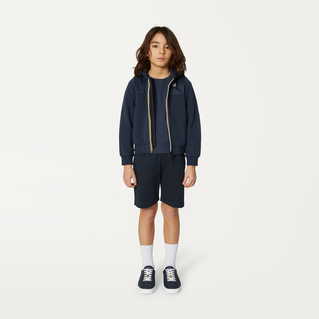 Fleece Kid unisex P. LE VRAI ARN UVP Jacket BLUE DEPTH